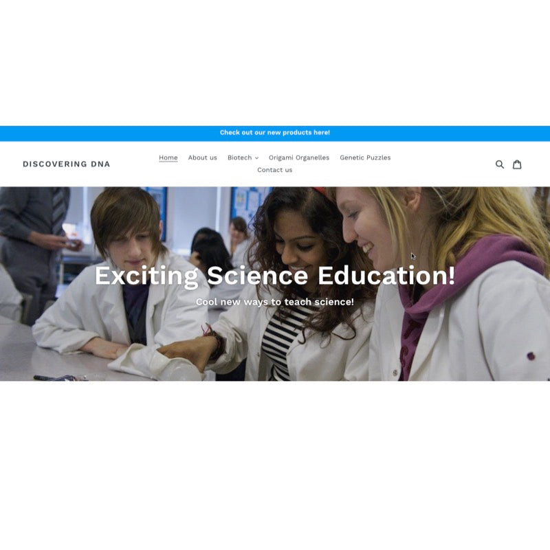 Check out our new website! – Discovering DNA